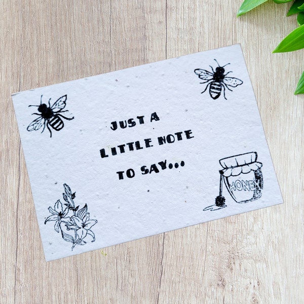 Just a Little Note - Etsy