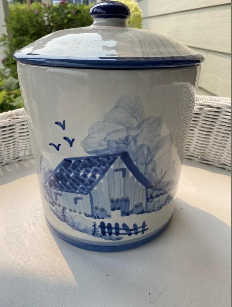 Louisville Stoneware Barn Birds Canister Set - Etsy