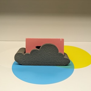 Fluffy Cloud Business Card Holder - Dreamy Desk Decor & Office ...