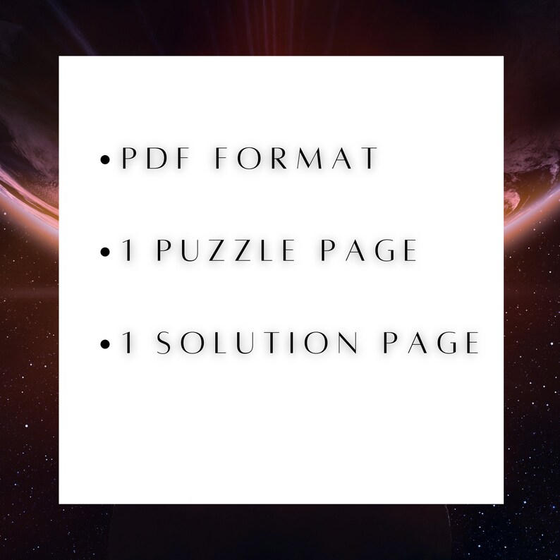 1950's Sci-fi Movies Forbidden Planet 1956 Word Search - Etsy