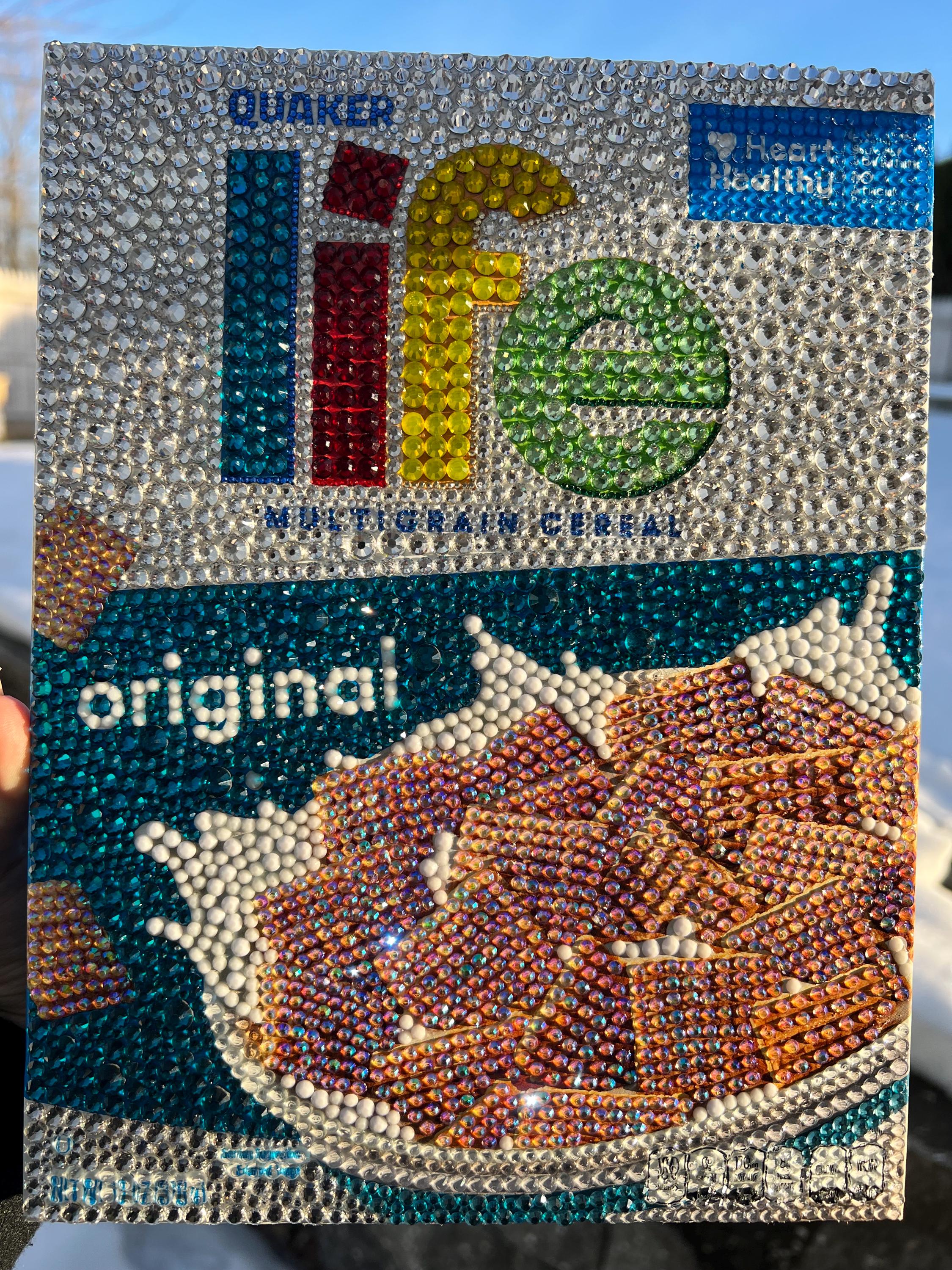Bedazzled Cereal Box of Your Choice 13oz Home Decor - Front Only - Wall ...