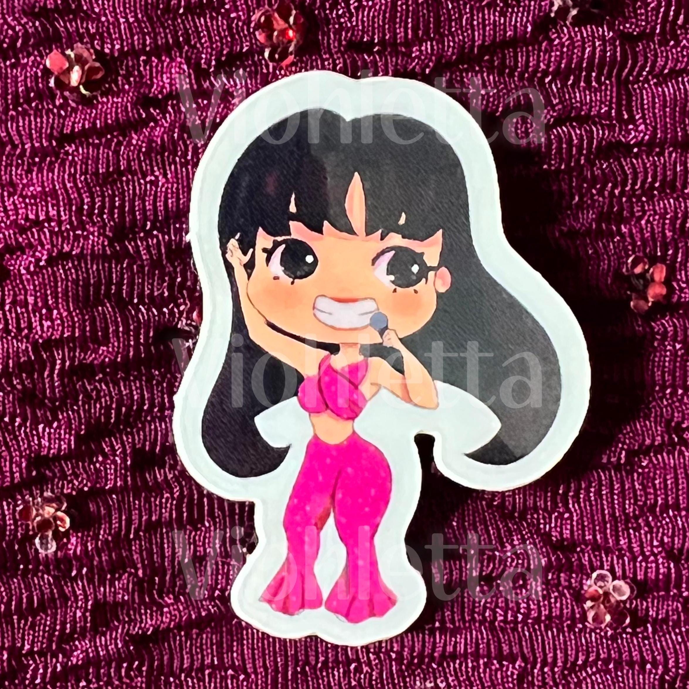 Selena Quintanilla Sticker or Cupcake Topper - Latina Planner Laptop ...