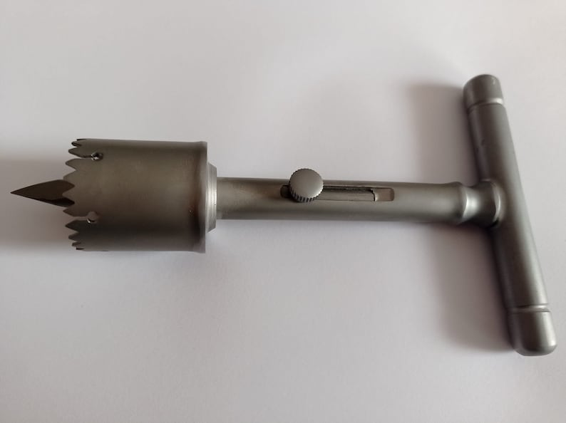 SKULL Drill TREPHINE Vintage Civil War Era Rare Replica Antique Medical ...