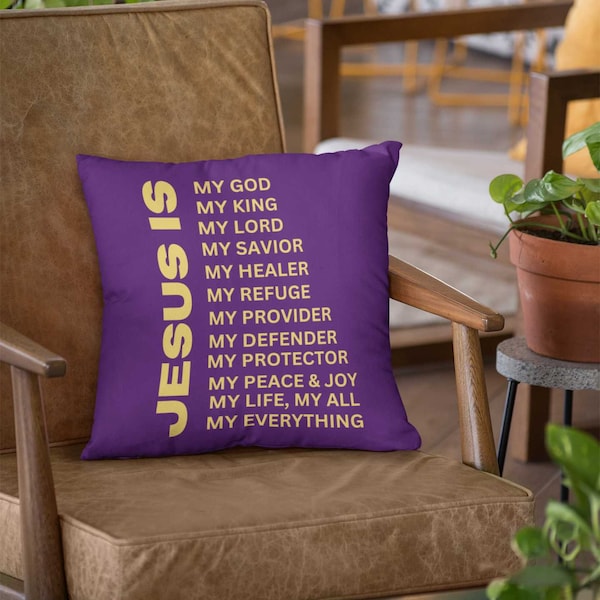 Christian Pillow - Etsy