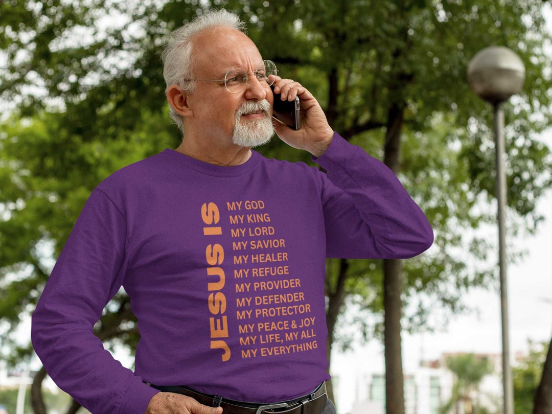 Jesus is Long Sleeve Christian T-shirt - Faith Apparel - Etsy
