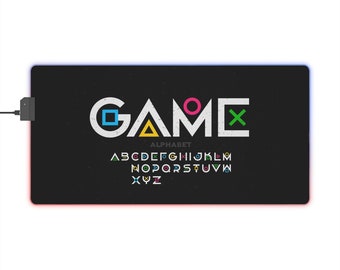 LED Gaming Mouse Pad - Etsy