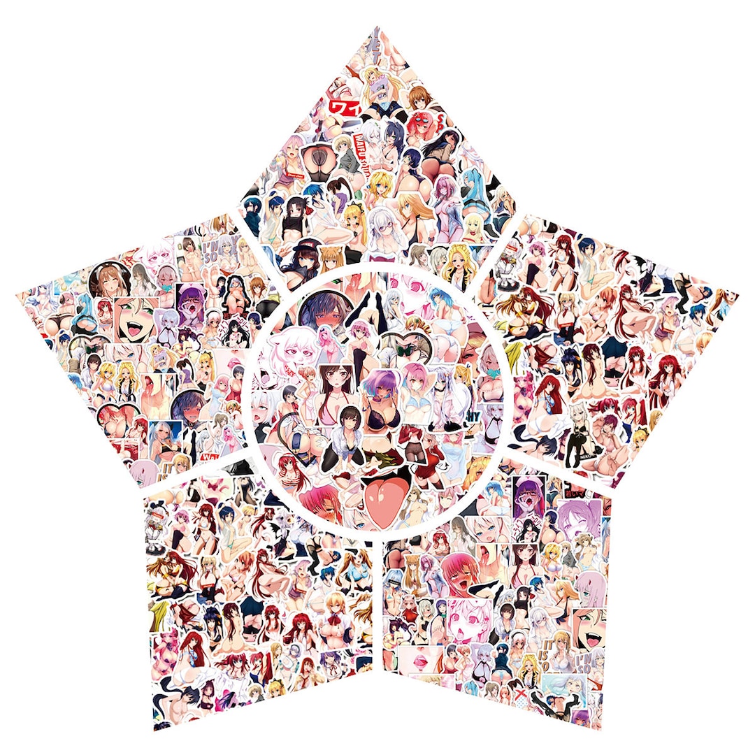 50 100pcs Anime Girl Sexy Bikini Waifu Women Vinyl Stickers Hentai