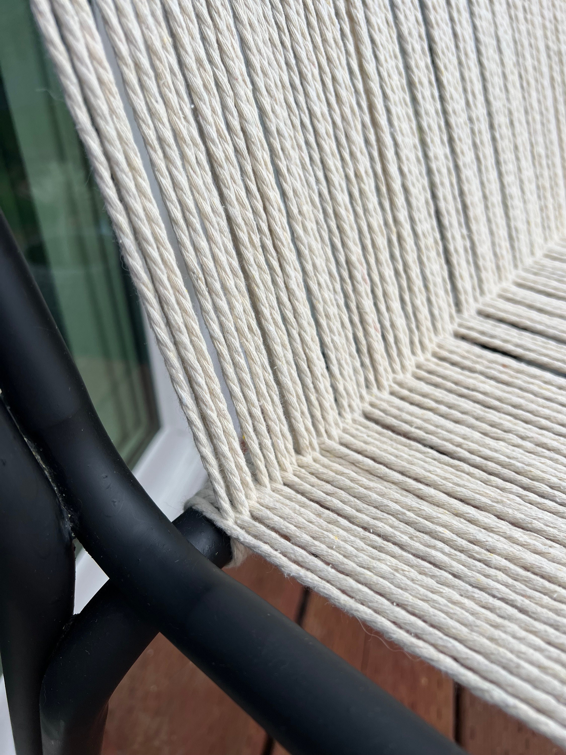 Upcycle Macrame Lounge Chair - Etsy