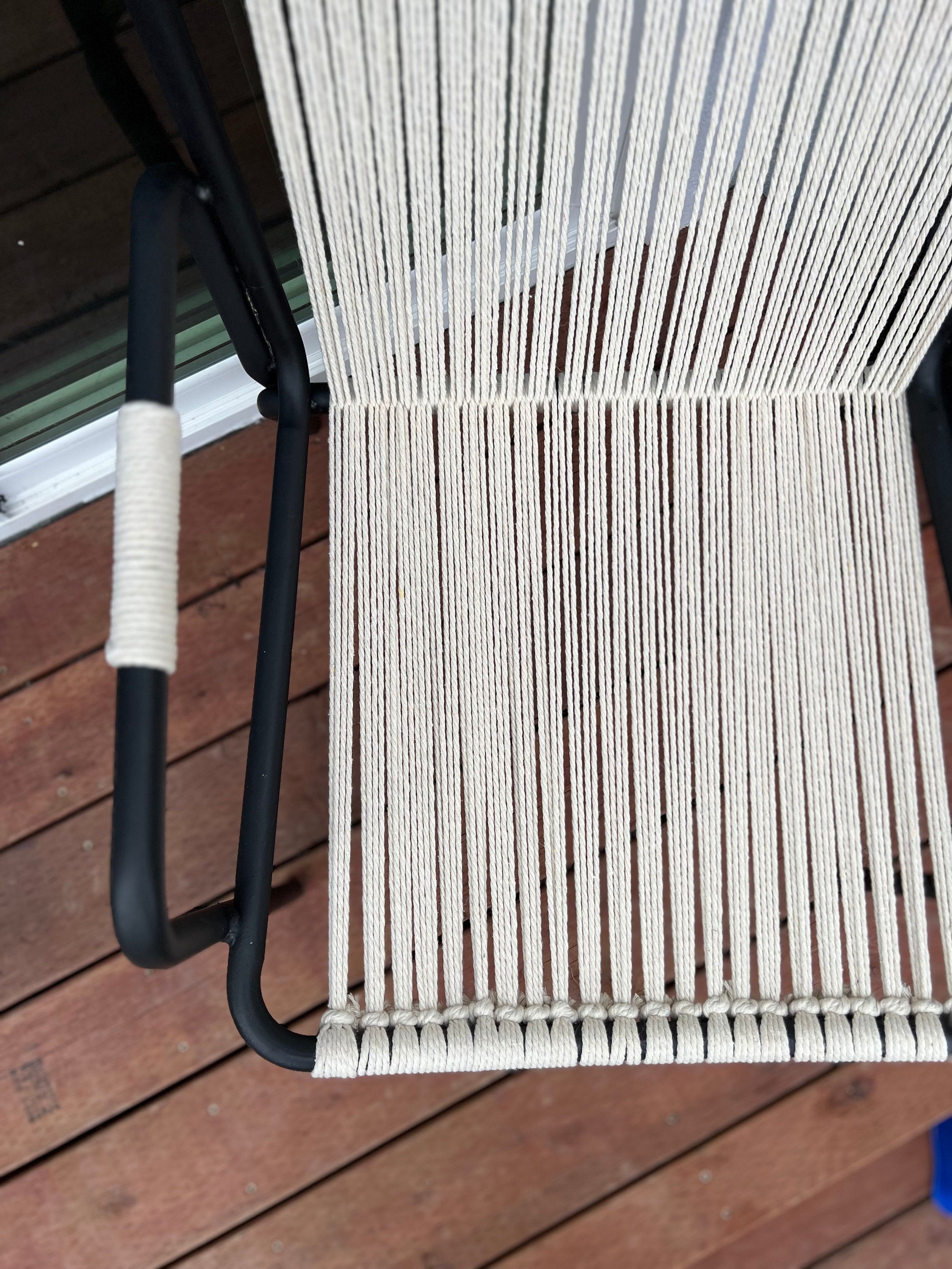 Upcycle Macrame Lounge Chair - Etsy