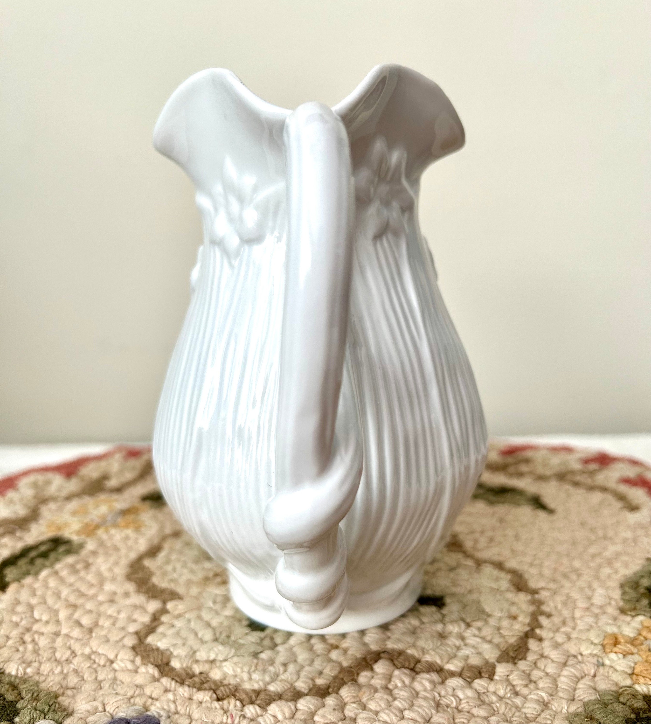 White NANTUCKET China Pitcher - Etsy