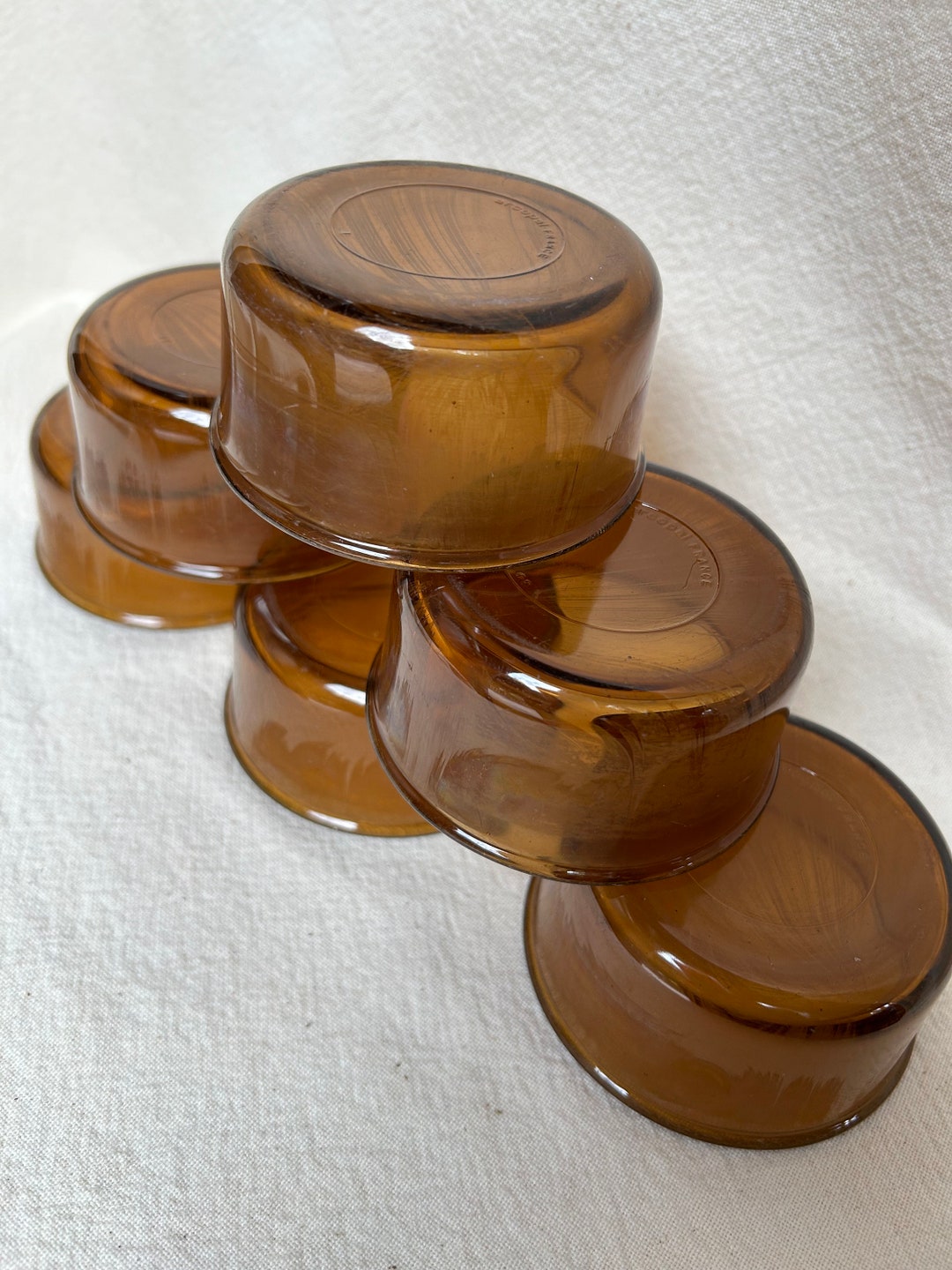 6 VINTAGE FRENCH Arcopal Dip Dishes - Etsy