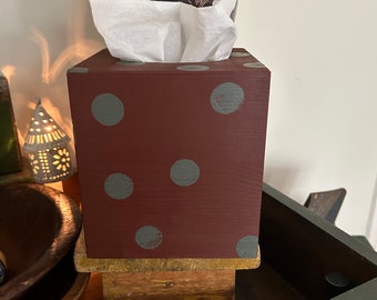 Primitive Tissue Box Cover, Farmhouse Tissue Box Cover - Etsy
