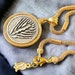 Two Faced Gold Plated Byzantine Coin Medallion Chain Necklace Jewelry ...