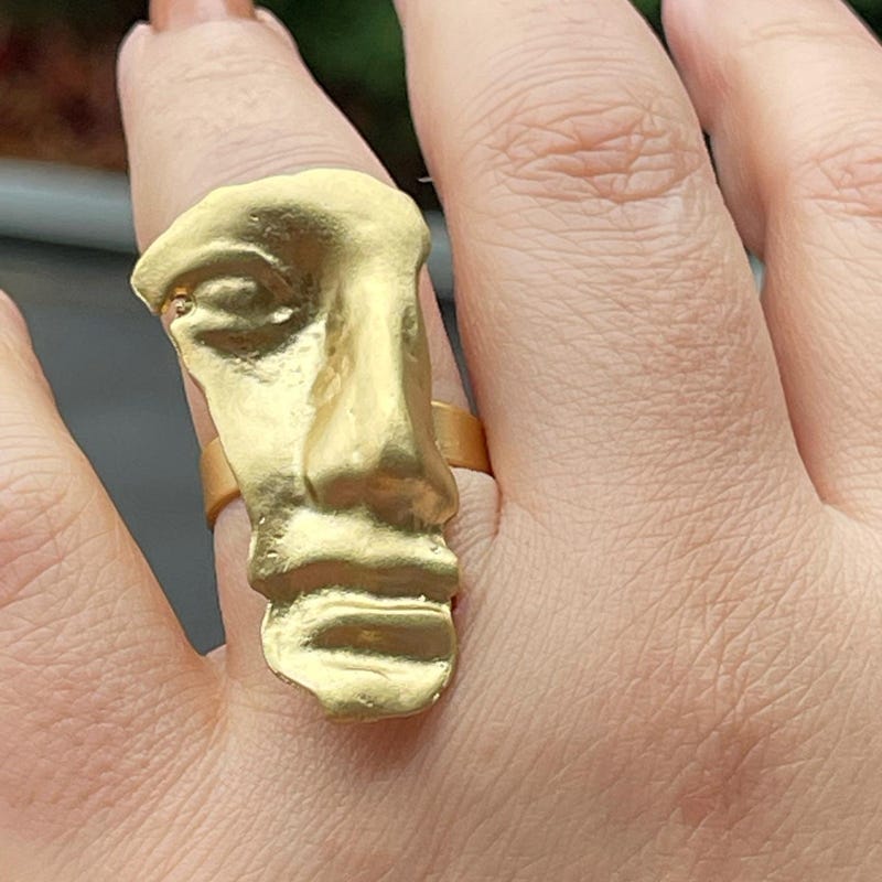 Bold Gold Ring - Etsy