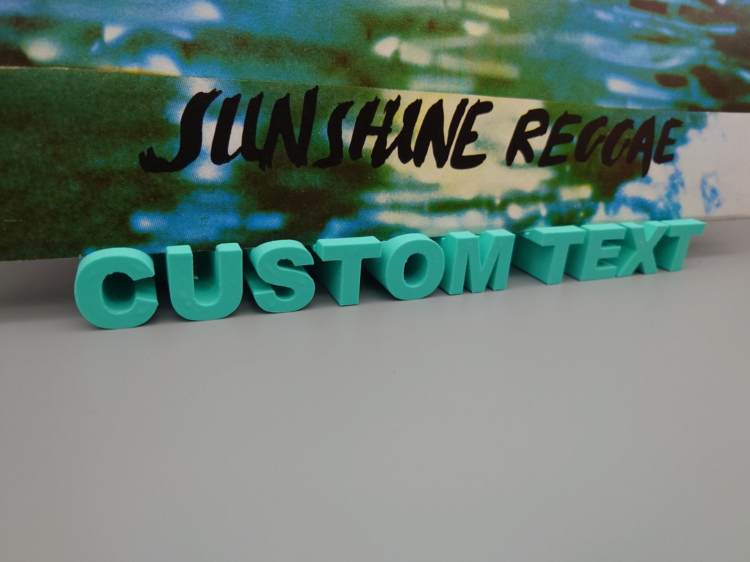 PERSONALIZED CUSTOM TEXT Record Display Shelf, Record Mount, Wall ...