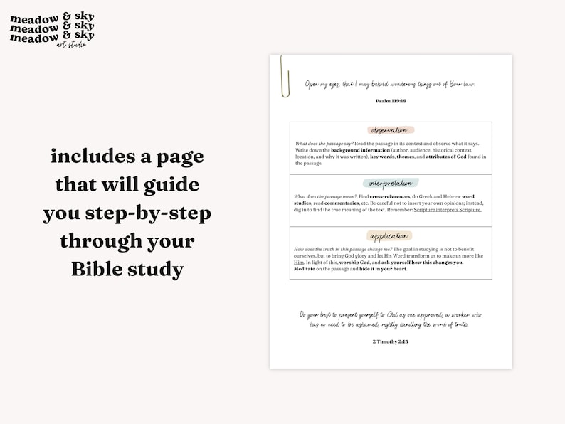 Printable Bible Study Journal Worksheets Bible Study Notes Guide ...