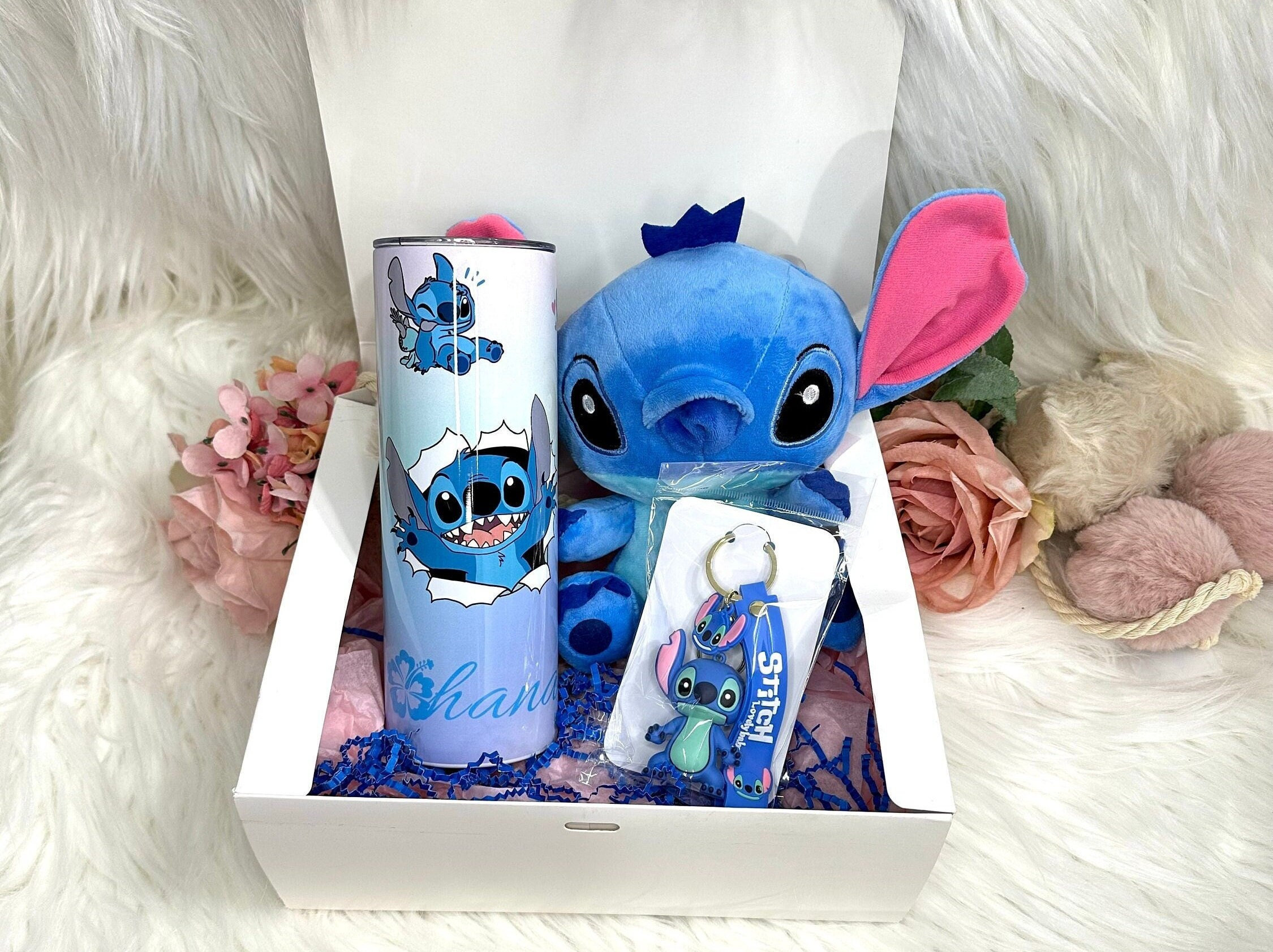 Stitch, Gift Box, Stitch Gift Box, Caja De Regalo De Stitch, Birthday Gift Box, Tumbler ...