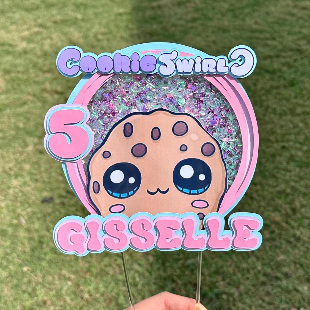 Swirl C Cake Topper, Cake Topper, Topper Para Pasteles - Etsy