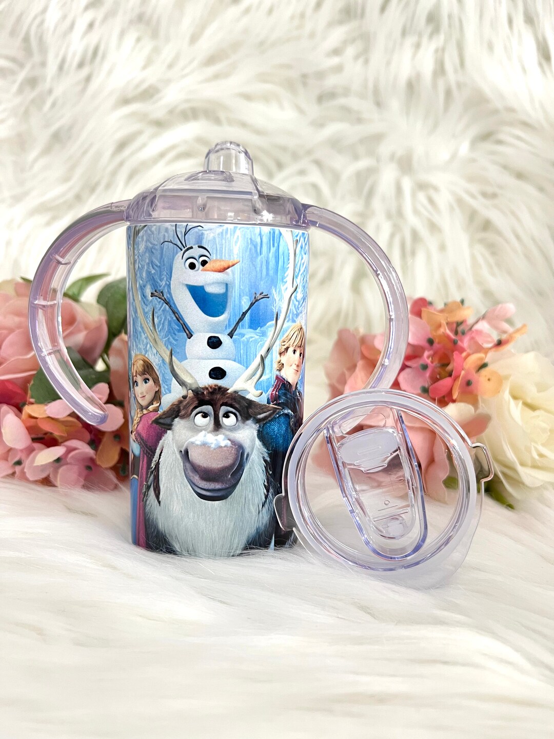 Elsa Cup, Kids Cup, Kids Tumbler, 12oz Tumbler, Elsa and Ana, Elsa Cup ...