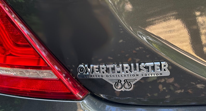 Buckaroo Banzai Oscillation Overthruster Car Auto (and More) Emblem ...