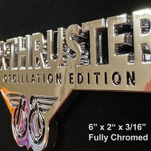 Buckaroo Banzai Oscillation Overthruster Car Auto (and More) Emblem ...