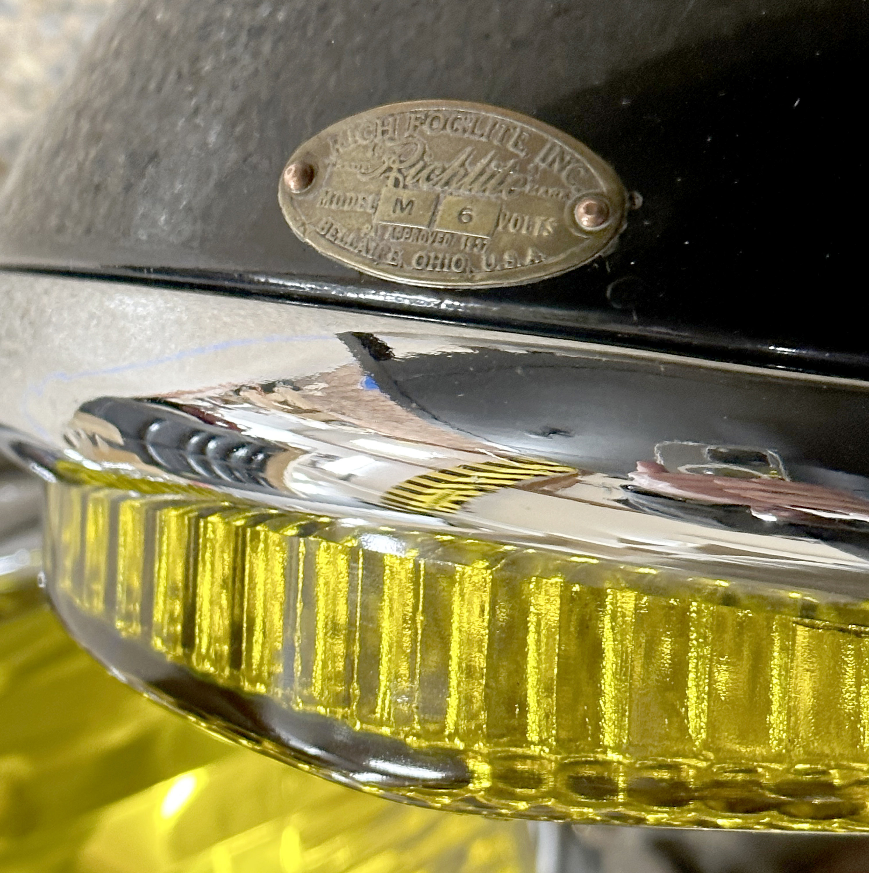 ORIGINAL Richlite 6V Amber Fog Lamps Model M - 1930's Packard & More ...