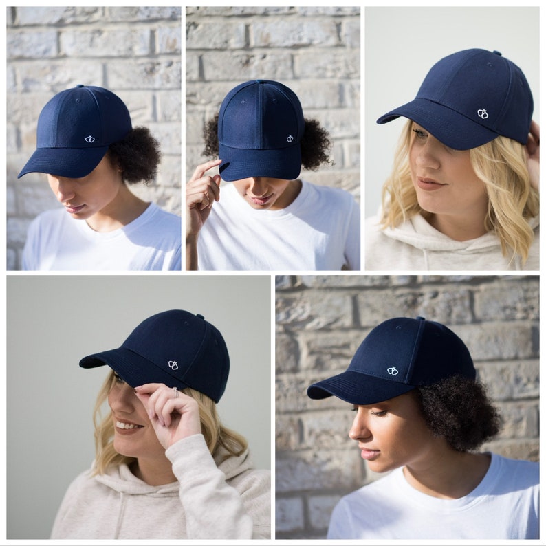 Satin Lined Navy Blue Baseball Cap - Etsy