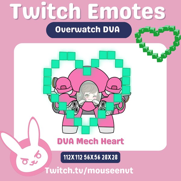 Overwatch Dva Emotes - Etsy