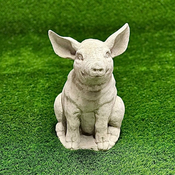 Concrete Cow Statue - Etsy