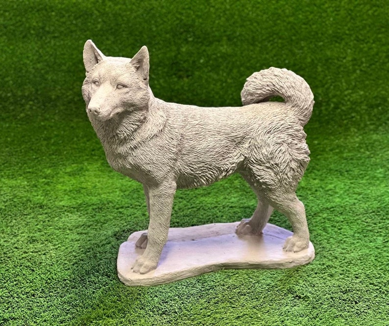 Large Siberian Husky Dog Statue Huge Standing Siberian Husky - Etsy