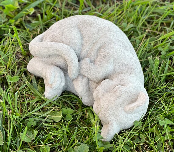 Cute Laying Cat Statue Cat Pet Memorial Cute Kitty Figurine - Etsy