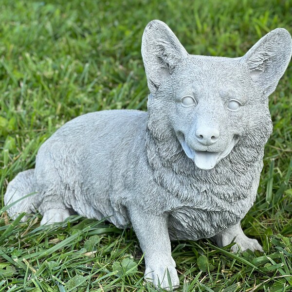 Corgi Statue - Etsy