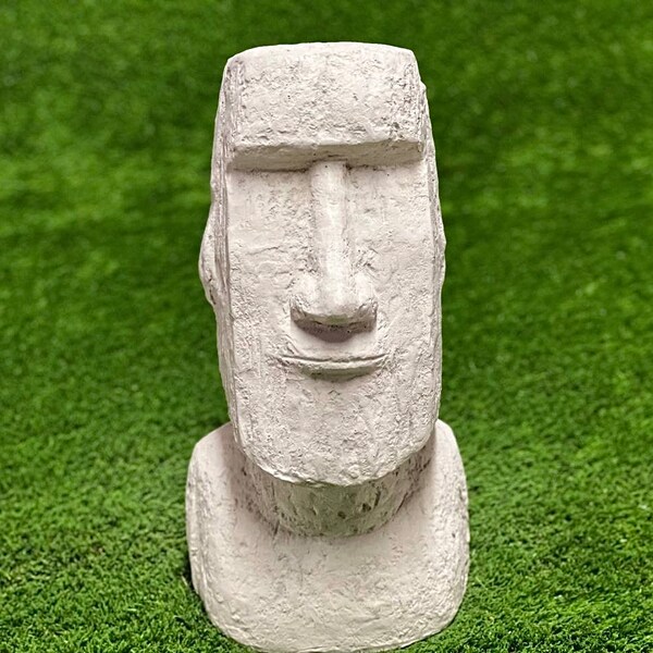 Moai Head Garden Outdoor - Etsy