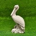 Concrete Standing Pelican Figure Outdoor Wild Detailed Pelican Bird ...