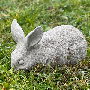 Cute Standing Rabbit Figurine Realistic Bunny Statue Garden Great ...
