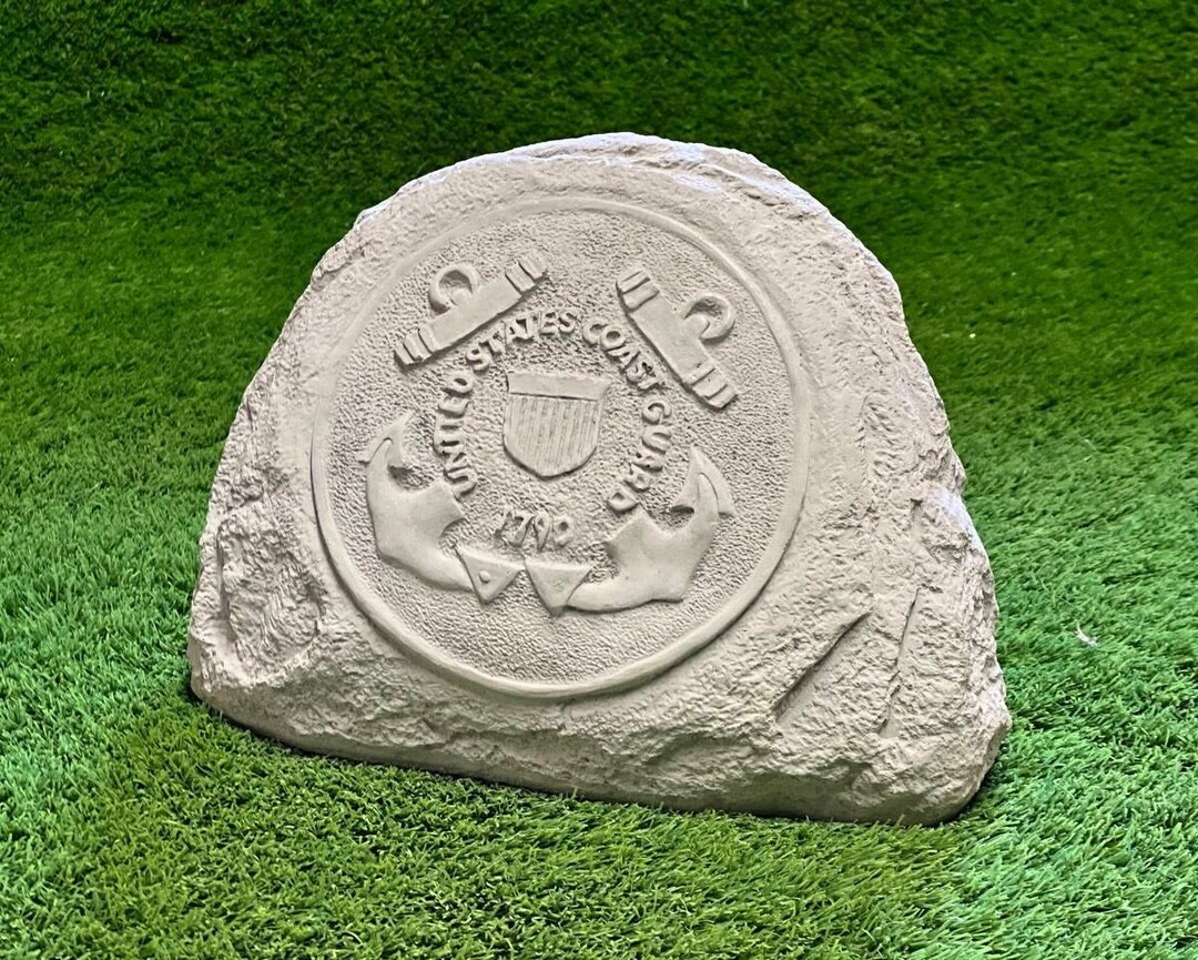 United Statue Coast Guard Rock Concrete United Statue Coast Guard ...