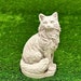 Realistic Sitting Cat Statue Concrete Garden Kitty Figurine - Etsy