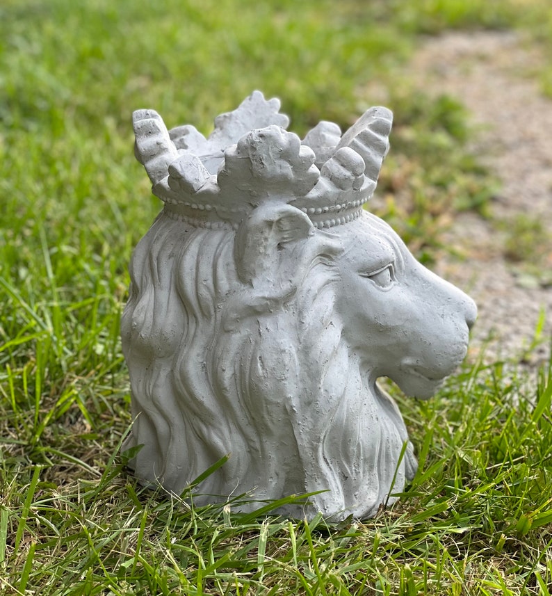 Lion King Statue Creative Lion Pot Figurine Great Present Idea - Etsy