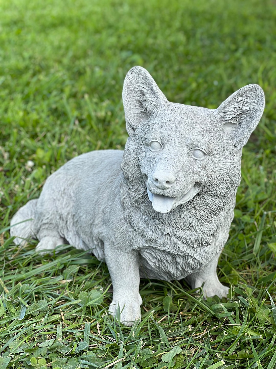 Realistic Corgi Dog Figurine Massive Corgi Statue Cute Corgi Puppy ...