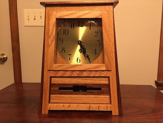 Mantel Clock Prairie Clock Oak Clock Pendulum Clock - Etsy