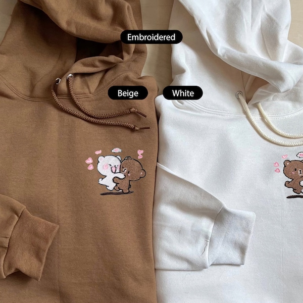 Mocha and Milk Bear Couple Shirt - Etsy