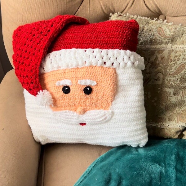 Santa Pillow - Etsy