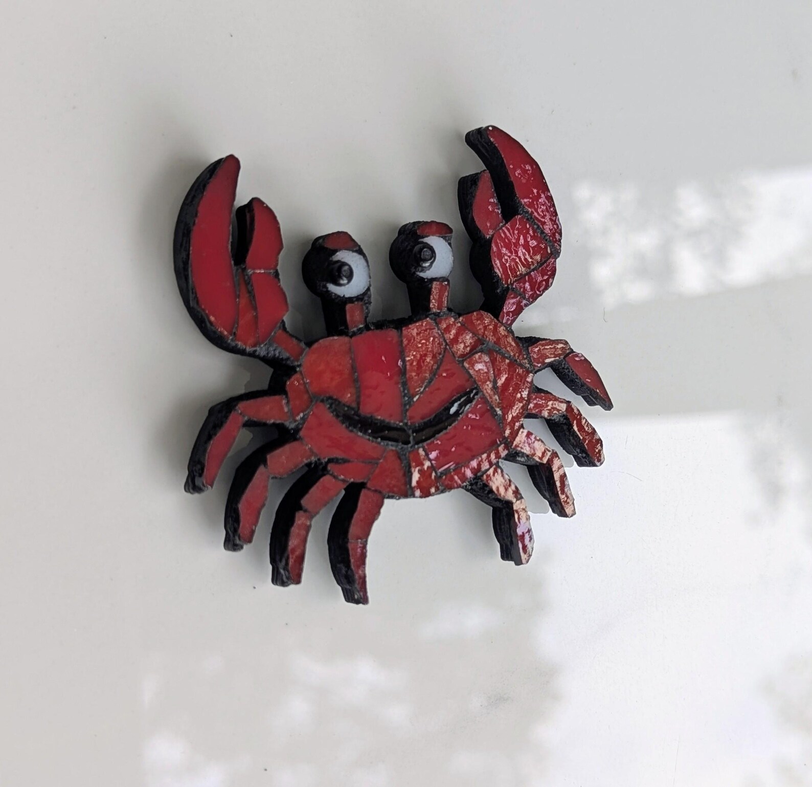 Crab Magnet, Crab Mosaic, Mosaic Crab, Fridge Magnet, Refrigerator ...