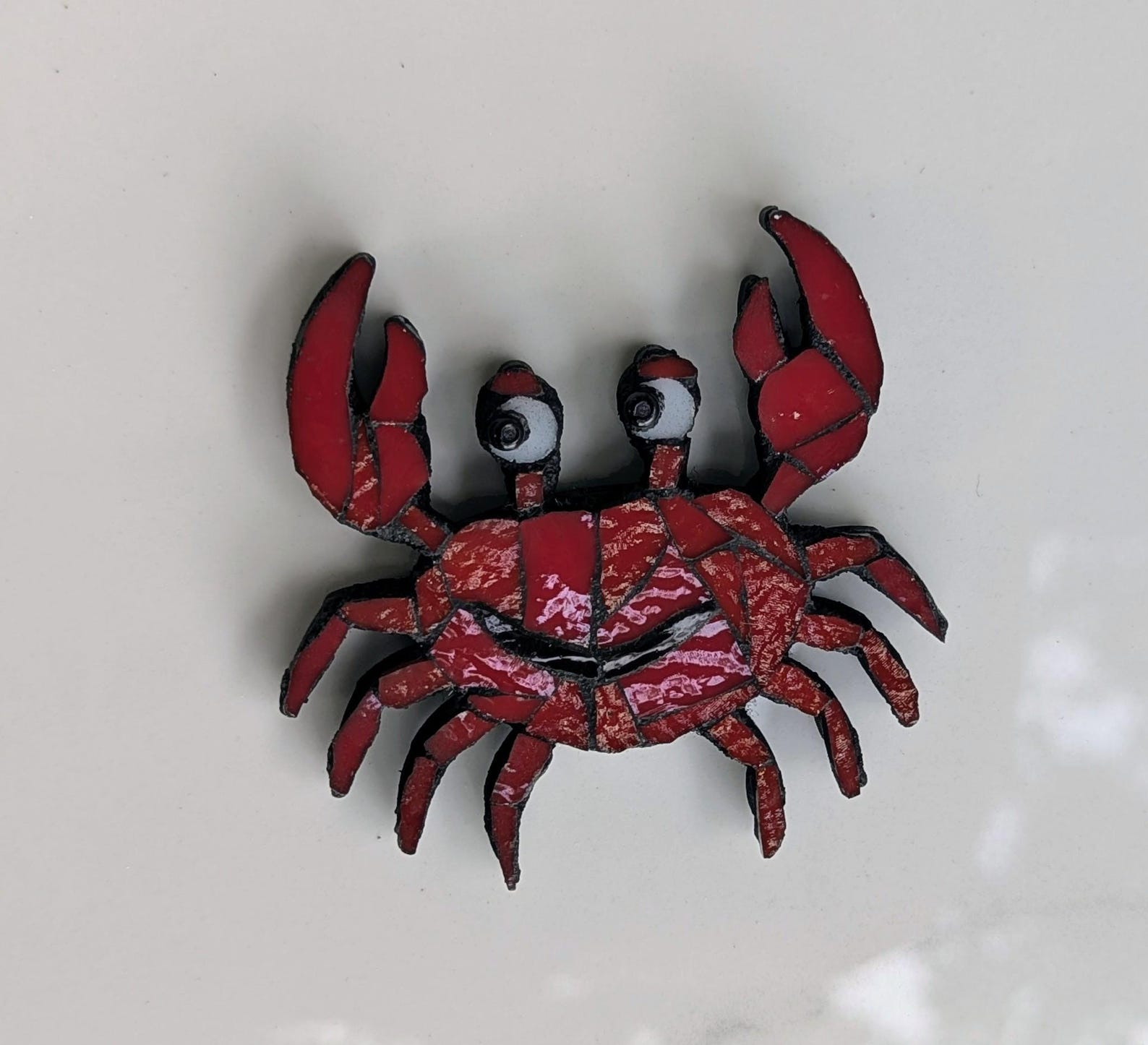 Crab Magnet, Crab Mosaic, Mosaic Crab, Fridge Magnet, Refrigerator ...