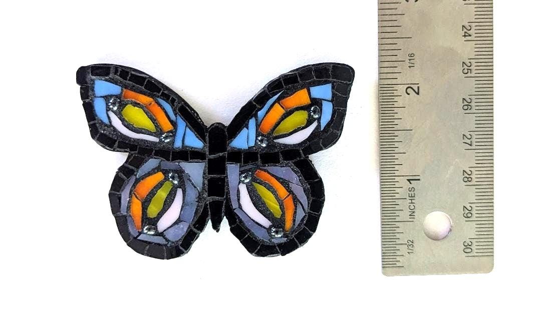 Butterfly Mosaic, Refrigerator Magnet, Mosaic Magnets, Butterfly Lover ...
