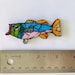 Fish Magnet, Wide Mouth Bass Mosaic, Bass Magnet, Refrigerator Magnet ...