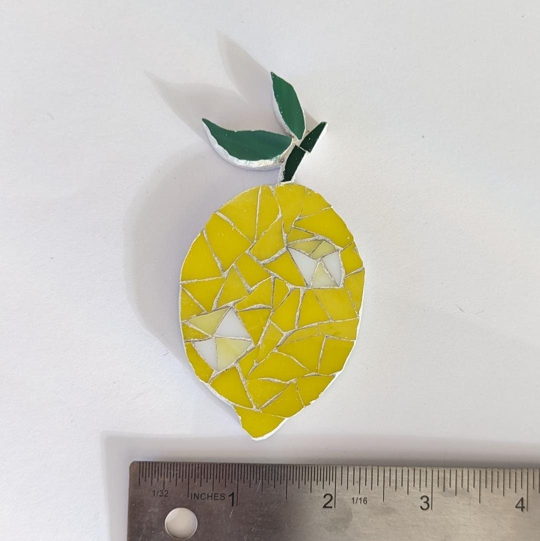 Lemon, Lemon Mosaic, Mosaic Magnet, Lemon Magnet, Kitchen Décor ...