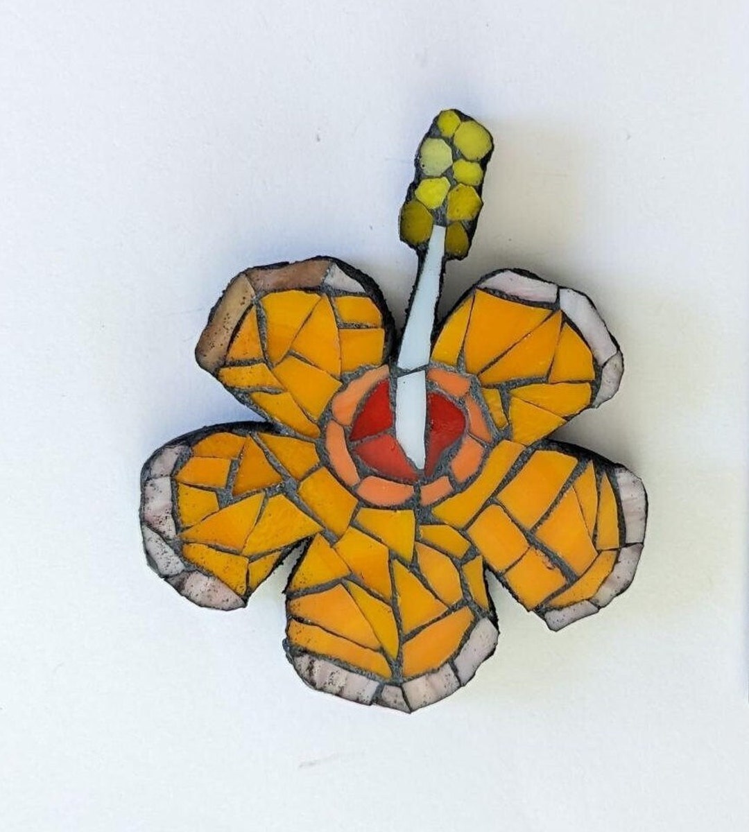 Hibiscus, Hibiscus Flower Magnet, Flower Magnet, Mosaic Magnet, Custom ...