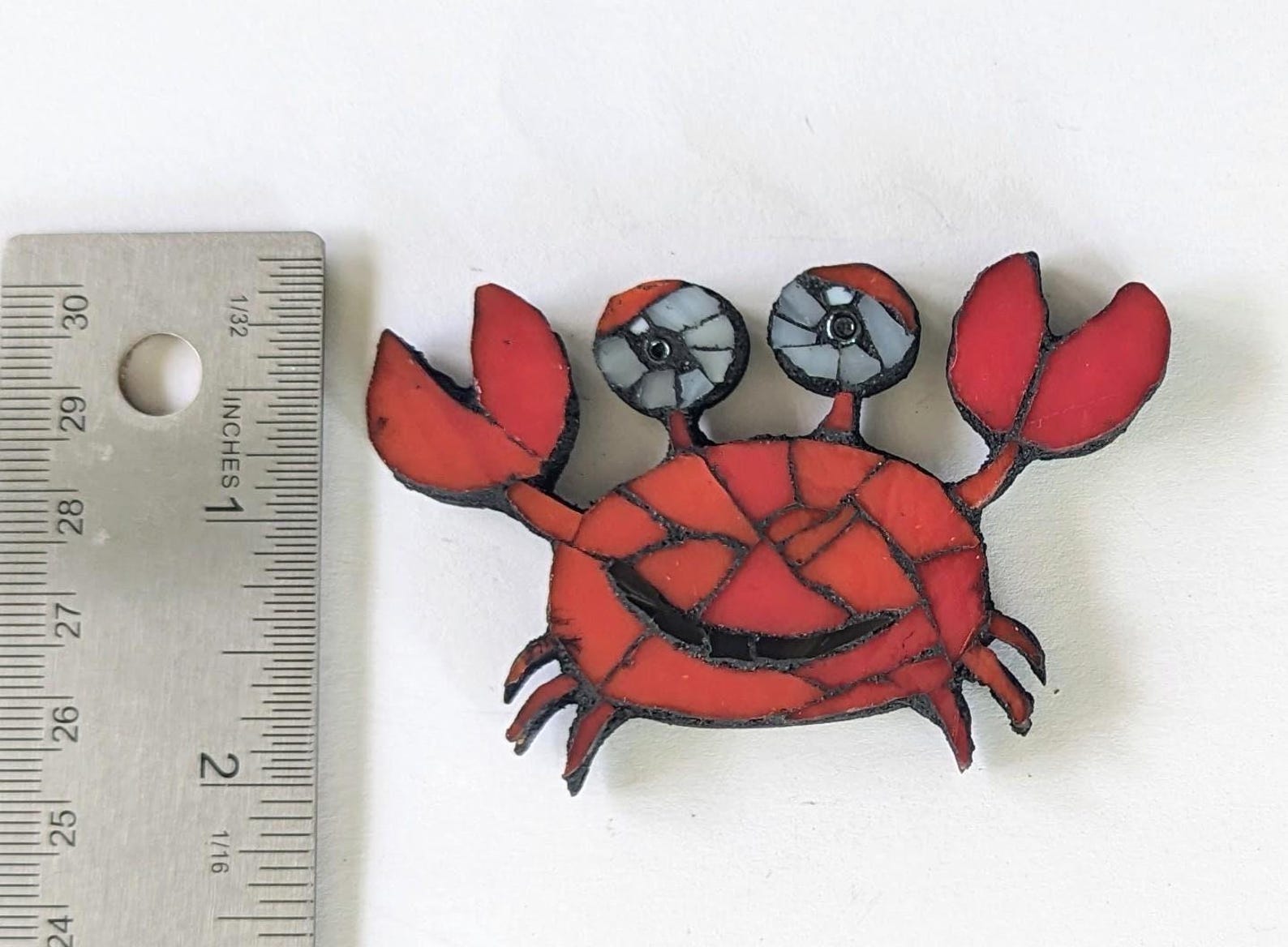 Crab Magnet, Crab Mosaic, Mosaic Crab, Fridge Magnet, Refrigerator ...