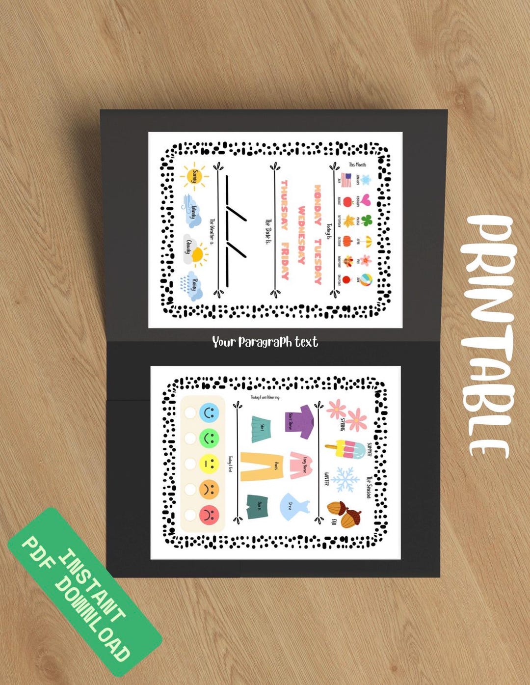 Fun Morning Work Template - Etsy